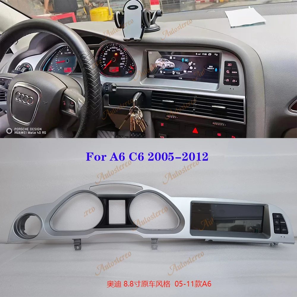 아우디 A6 C6 2006 2012 자동차 라디오 안드로이드 플레이어 GPS 네비게이션 Autostereo 멀티미디어 HeadUnit 테이프 레코더 Carplay IPS ...