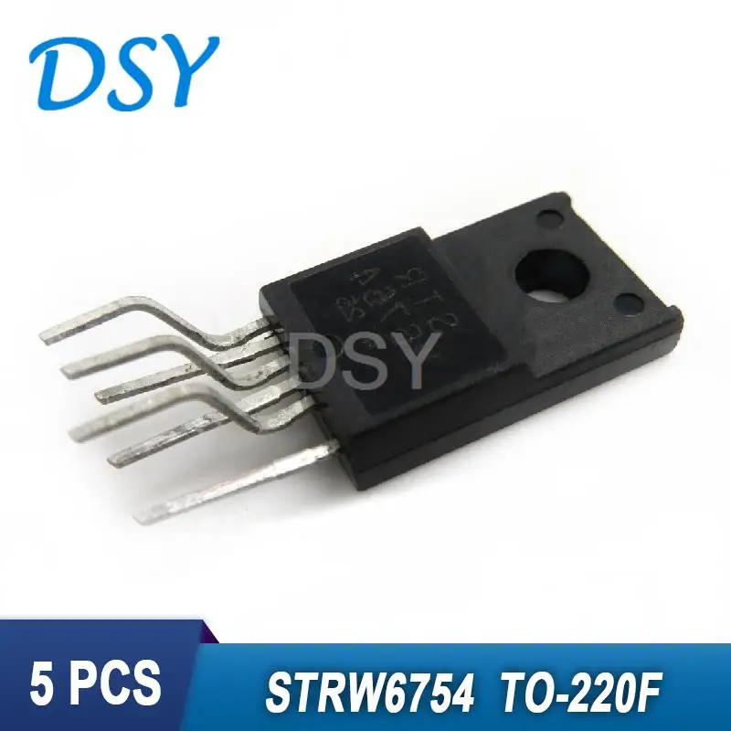 5pcs New in Stock STRW6754 STR W6754 6754 TO 220F Power Supply Chip ...
