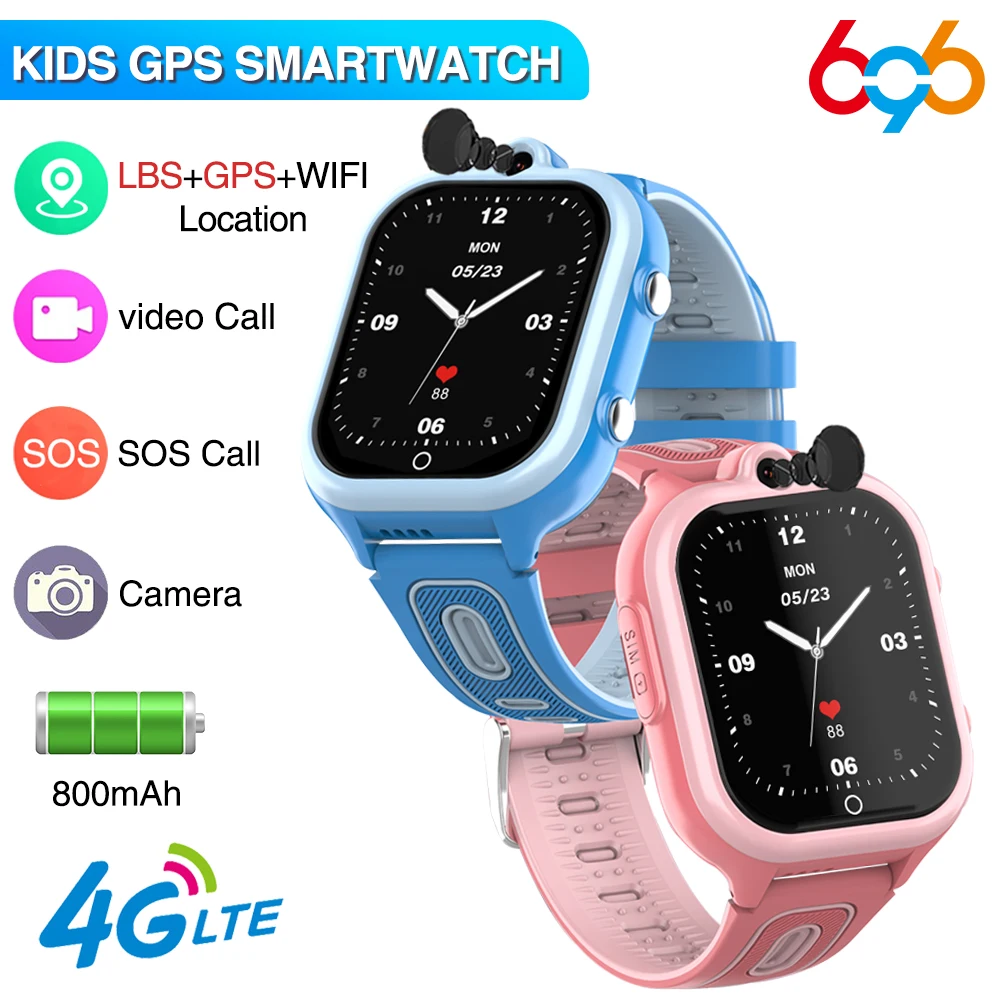 Wifi-GPS-LBS-SOS-HD-Camera-Waterproof-Smartwatch-For-Children-Gift-4G ...
