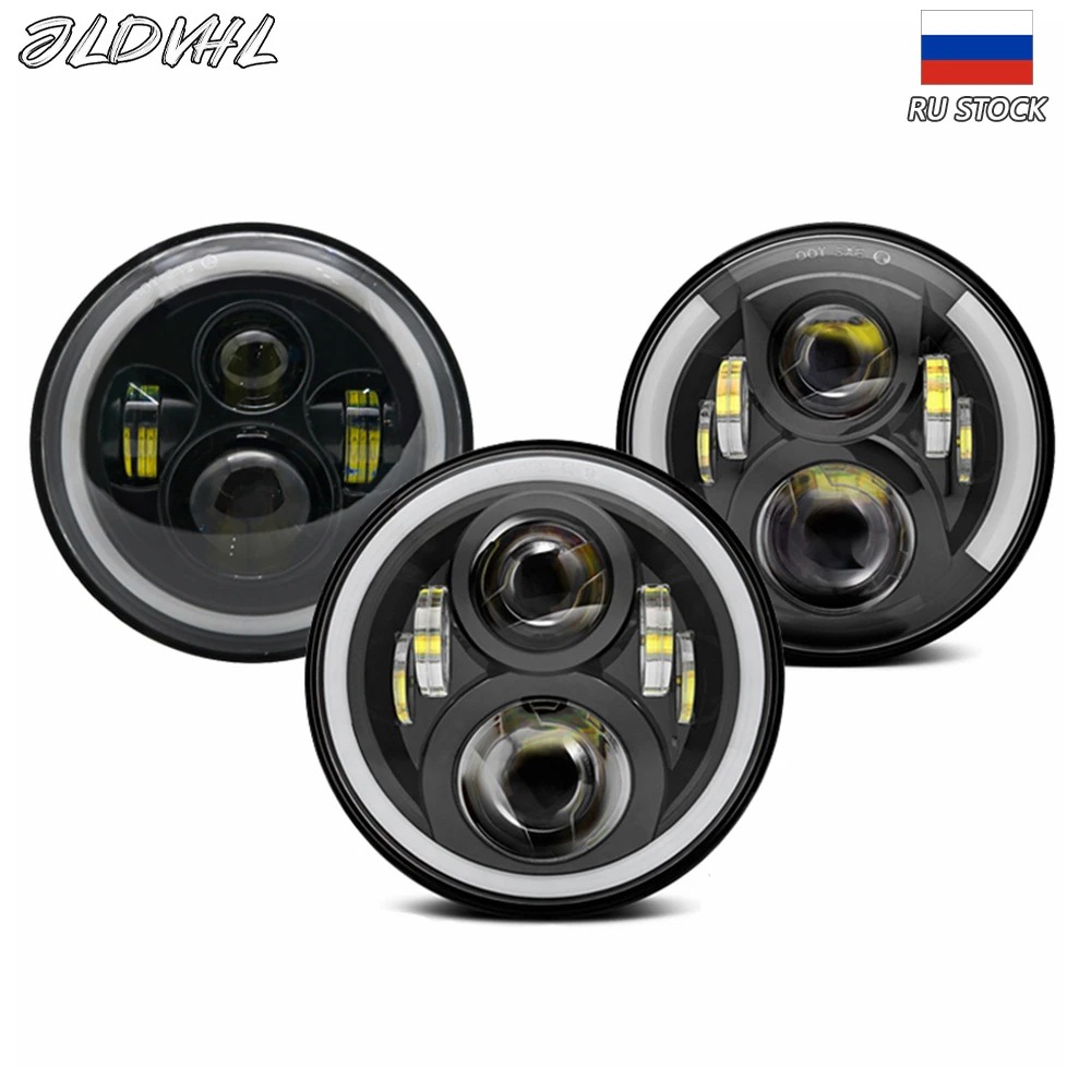 Motorcycle Led Headlights Wranglers Jeep | Led Headlights Motorcycles 5 ...