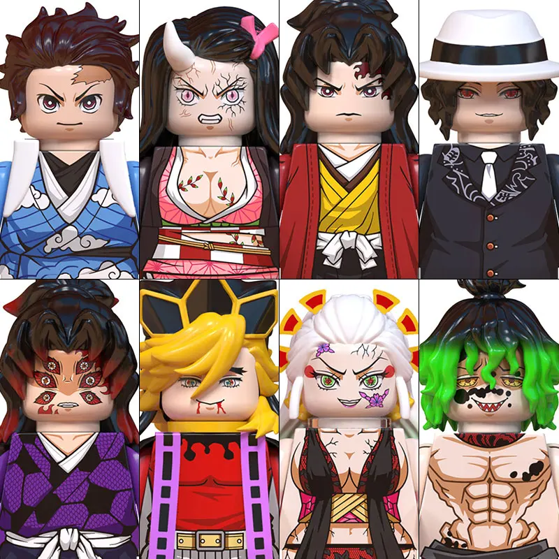 Demon-Slayer-Blade-Blocos-de-Constru-o-para-Crian-as-Acess-rios-Mini ...