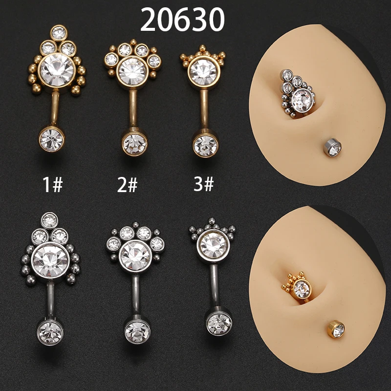 Navel Piercing Jewelry Types