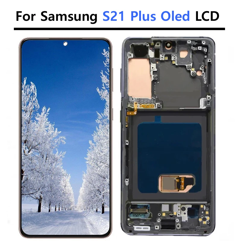 Tested OLED Pantalla For Samsung Galaxy S21 Plus G996B G996U G996W LCD ...
