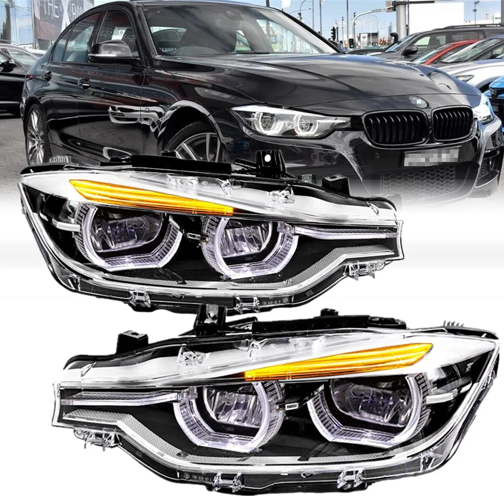 Car-Accessories-Led-Headlights-For-BMW-F30-F35-3-Series-2013-2019-320i ...