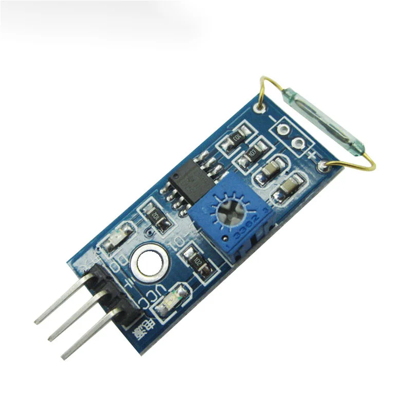 5pcs Reed Sensor Módulo Magnetron Reed Switch Interruptor Magnético ...