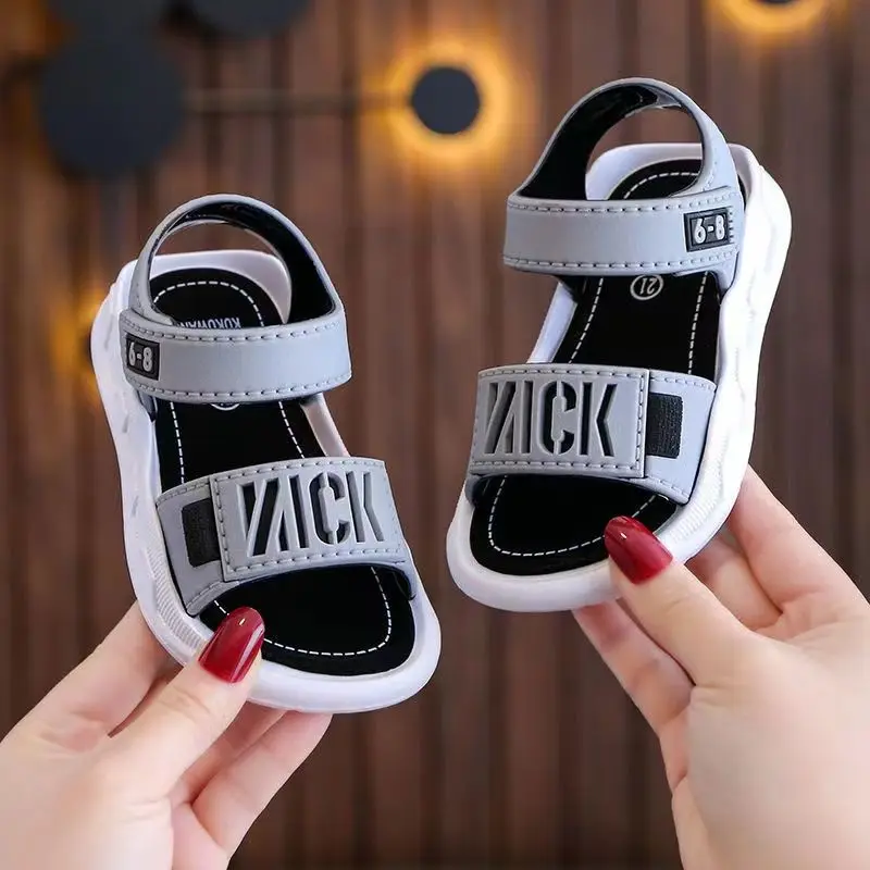 Summer Kids Sandals Baby Girls Shoes Boy Soft Sole Non-slip Rubber Boys ...