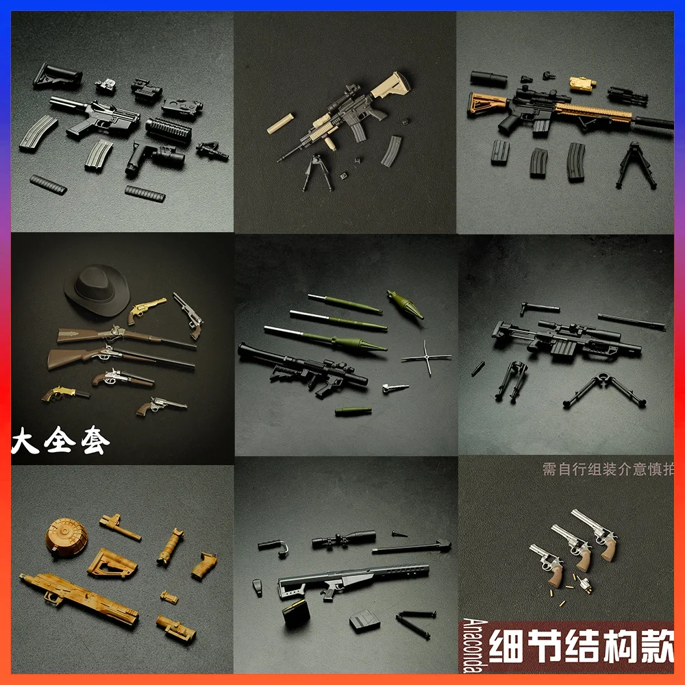 1-12-Soldier-Special-Forces-Weapon-Props-MK18-HKm27-p38-RPG-RPK-16 ...