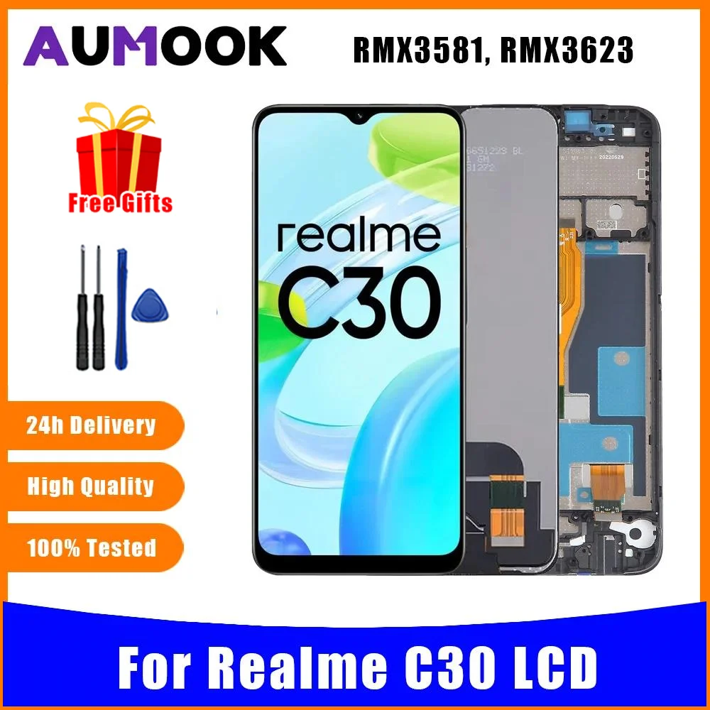 6-5-AAA-OEM-For-Oppo-Realme-C30-LCD-RMX3581-Display-Screen-Touch-Panel ...