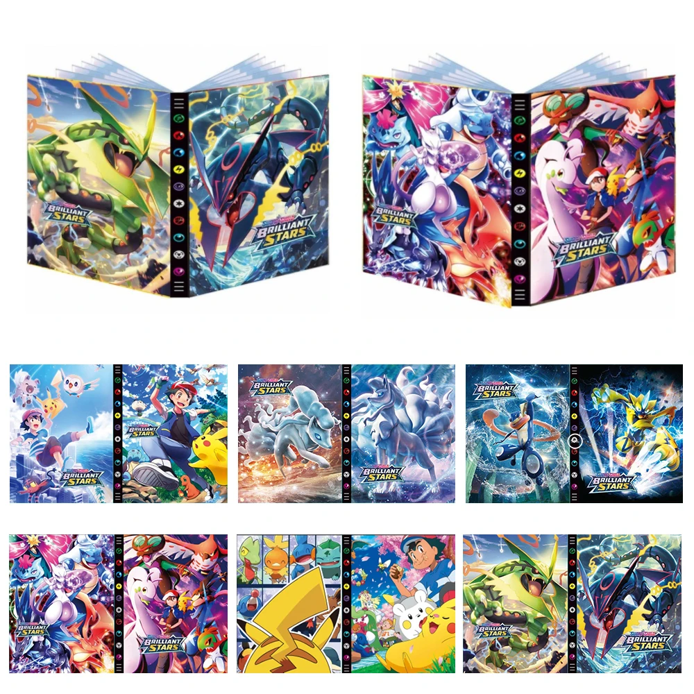 Pokemon Cards Album Book Cartoon Anime New 432PCS Game Card VMAX GX EX ...