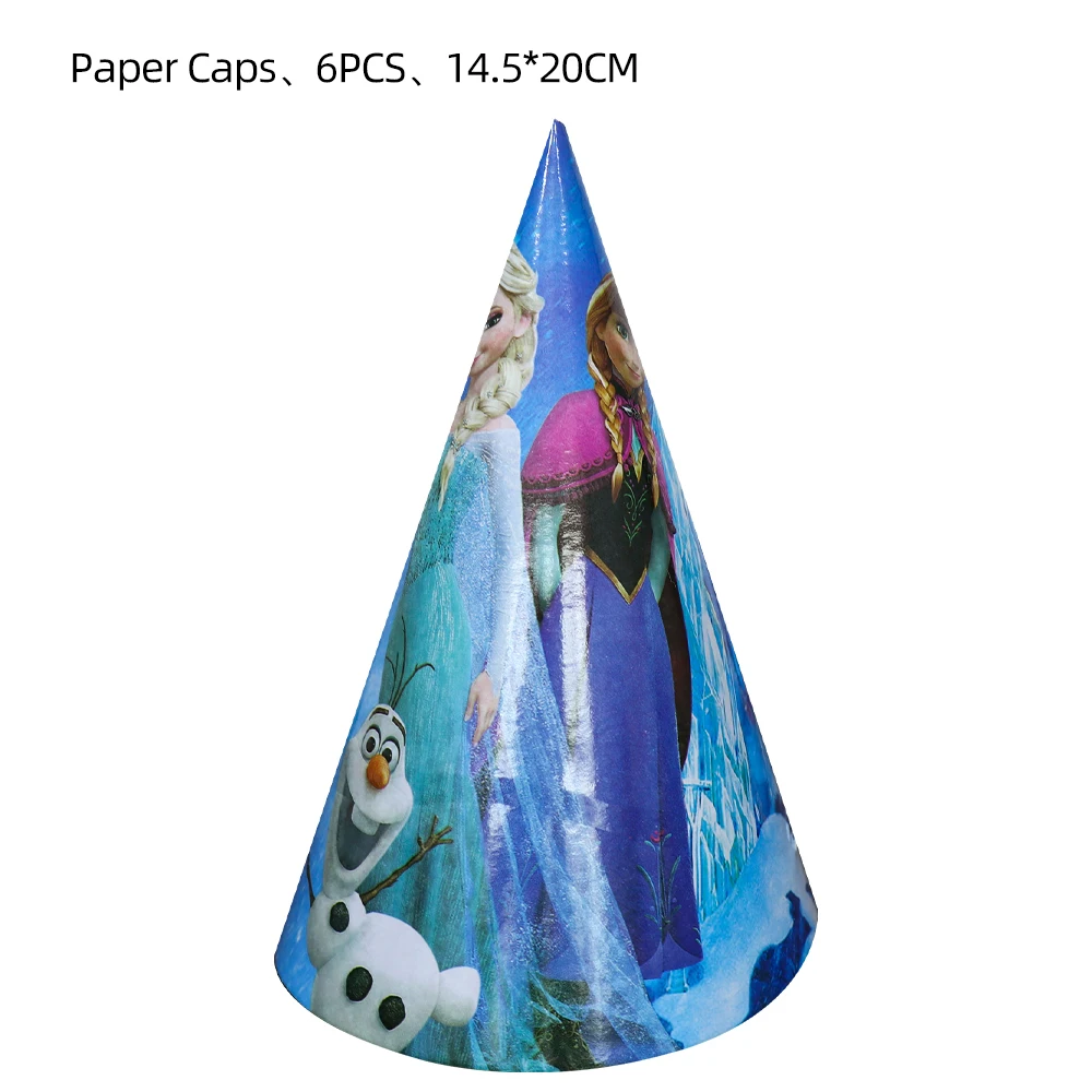 Frozen Birthday Party Cone Hats