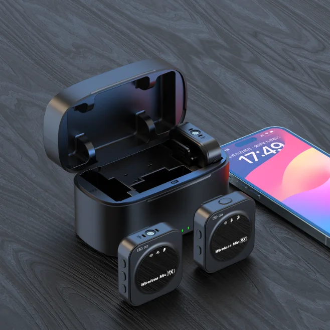 New-wireless-collar-microphone-noise-reduction-Bluetooth-with-charging ...