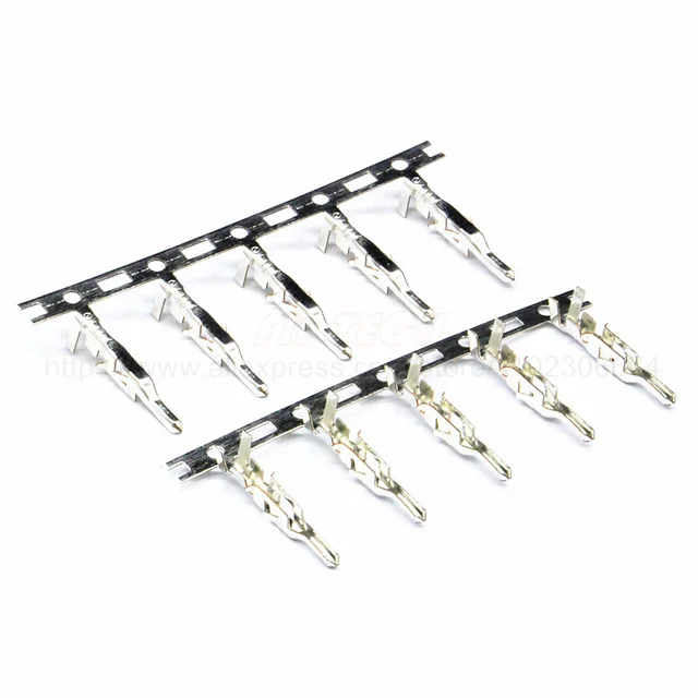 100pcs/lot Copper Crimp Terminal Metal Pin 5556-RT 5558-PT For 4.2mm ...