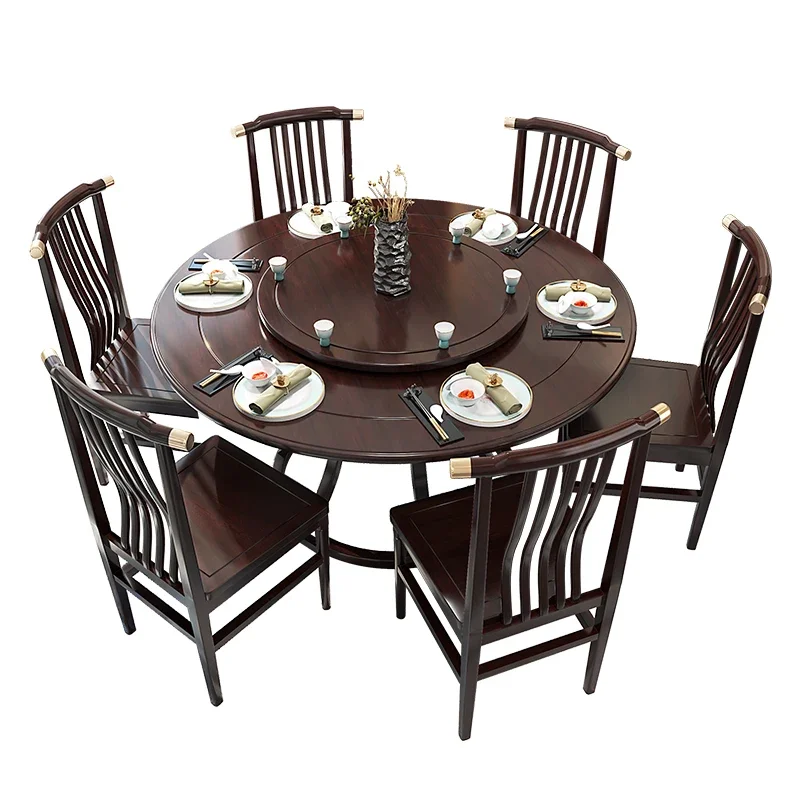Why This Modern Chinese Solid Wood Round Dining Table Is the Smartest ...