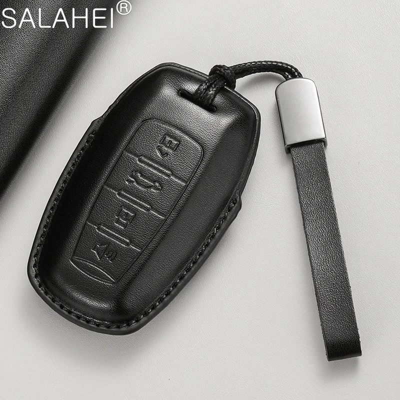 Suede-Car-Smart-Key-Case-Cover-Keychains-Holder-For-Haval-Hover-H3-H5 ...