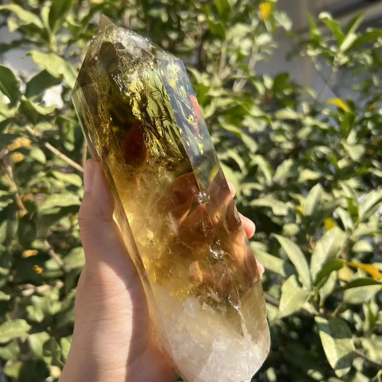 NATURAL-Raw-Citrine-Quartz-Crystal-Point-Yllow-Gemstone-Wand-Obelisk ...