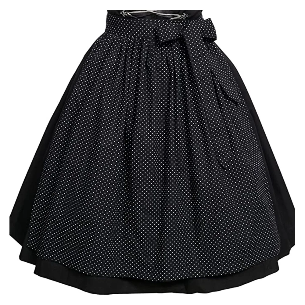 Cosplay Uniform Lovely Girl Lolita Sexy Puff Sleeves Midi Dress