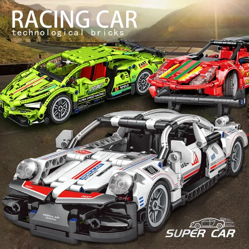 Super-Racing-Car-Model-Building-Blocks-The-Perfect-Technical-Sports-Car ...