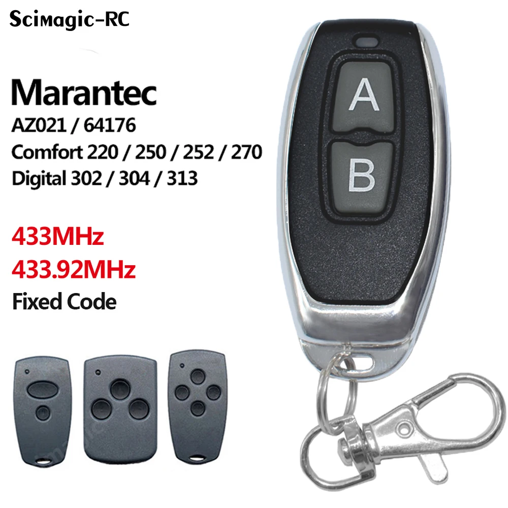 Copy Remote Control Marantec AZ021/64176, Comfort 220/250/252/270 ...