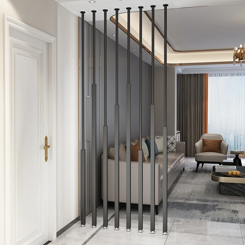 Simple modern luxury iron partition Nordic screen living room Creative ...