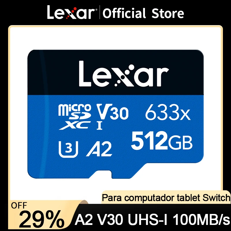Lexar 128gb Micro Sd Card 256gb Memory Card 32gb 64gb High Speed Up To ...