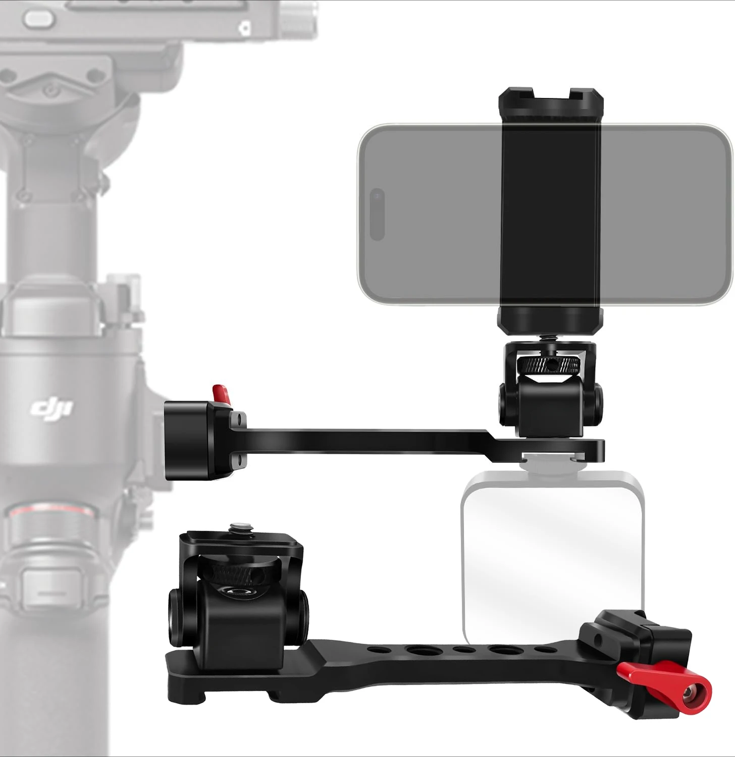 Aluminum Gimbal Monitor Mount RS3 Phone Mount Extension Handle Metal ...