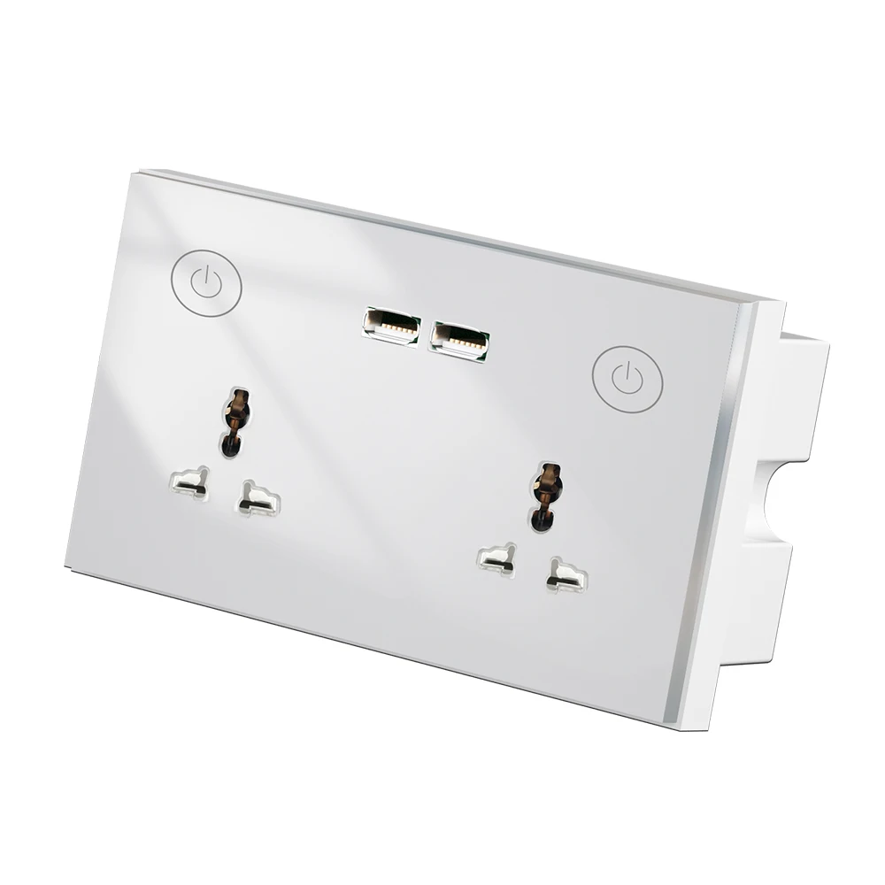 WIFI-Smart-USB-Wall-Socket-Universal-Electrical-Plug-Outlet-16A-Power ...