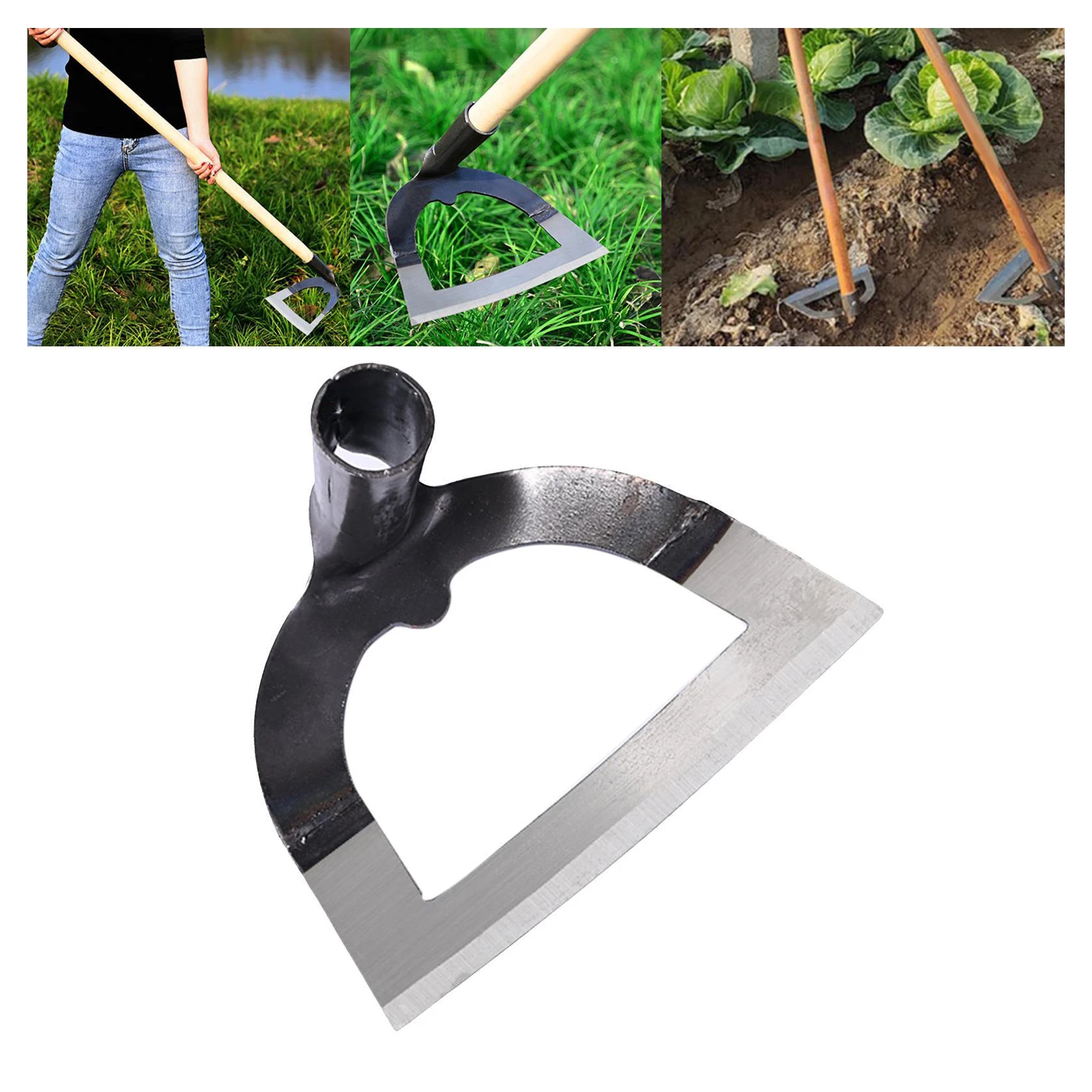 BINETTE,Houe creuse en acier au manganèse durci outil de désherbage de ...