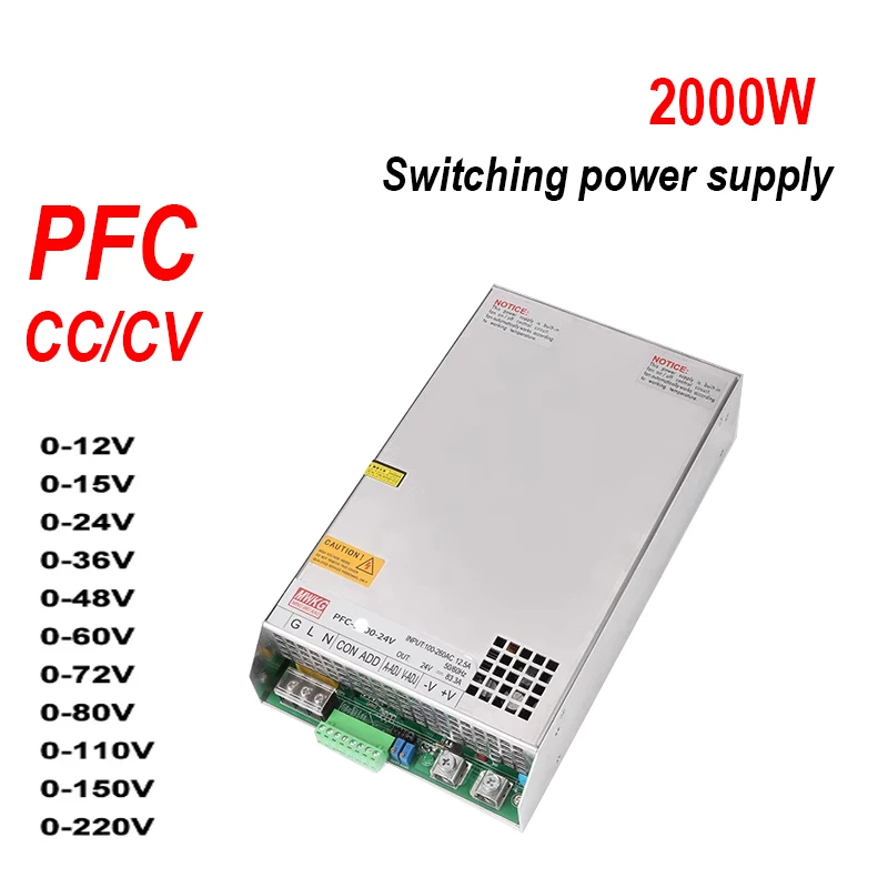 2000W-PFC-Switching-Power-Supply-Adjust-active-correction-PLC-12V-24V ...