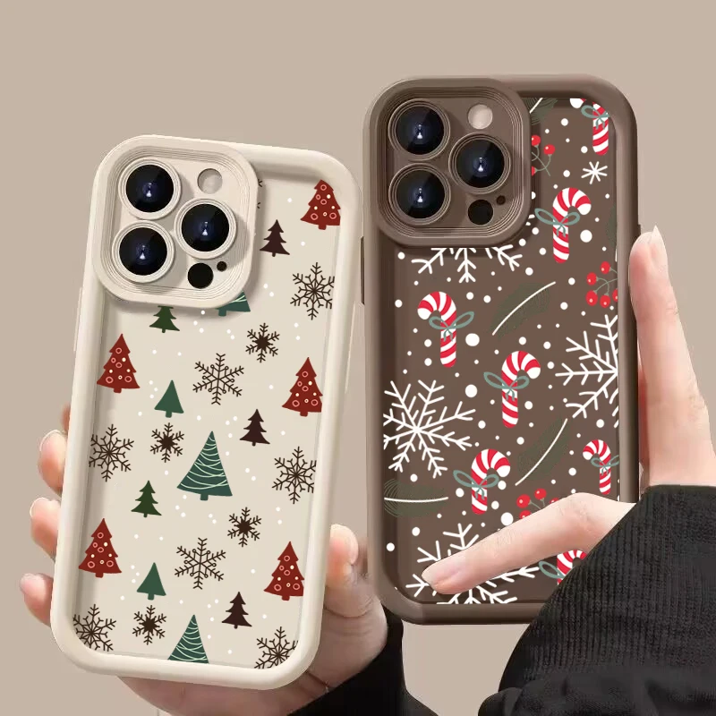 Festive Holiday Silicone Phone Case - Merry Christmas & New Year Gift ...