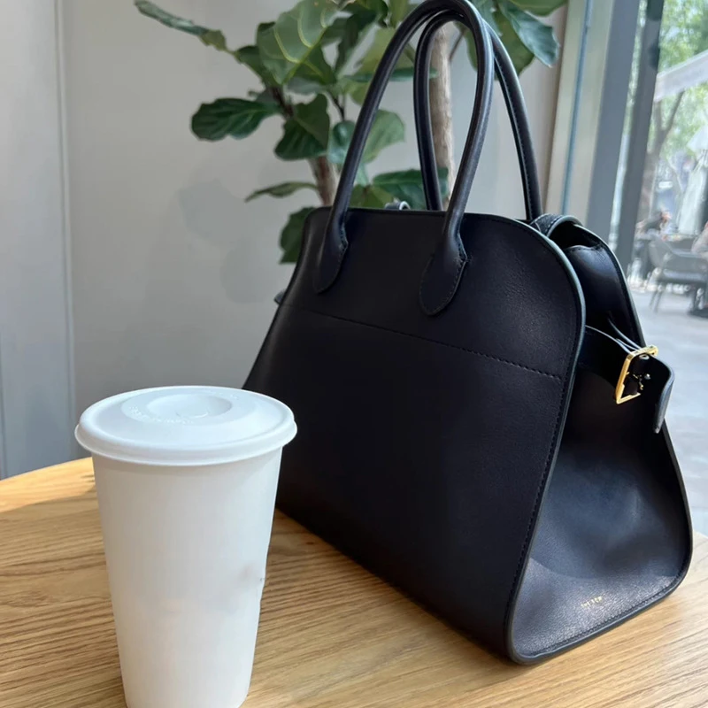 High End Leather Margaux Minimalist Shoulder Bag Handbag for Women ...