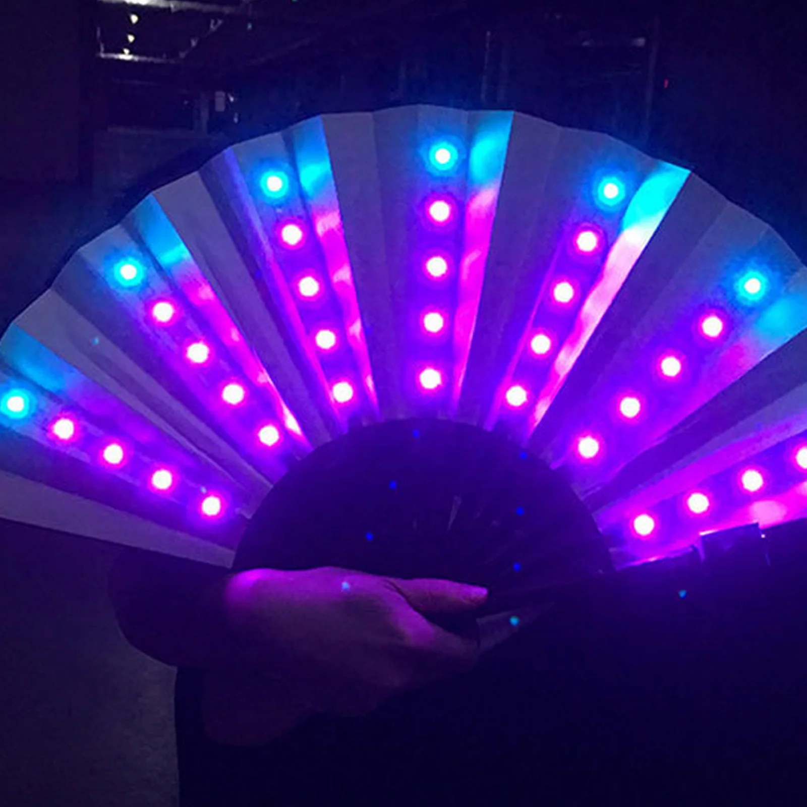 Colorful-LED-Glowing-Fan-USB-Rechargable-Stage-Performance-DJ-Show ...