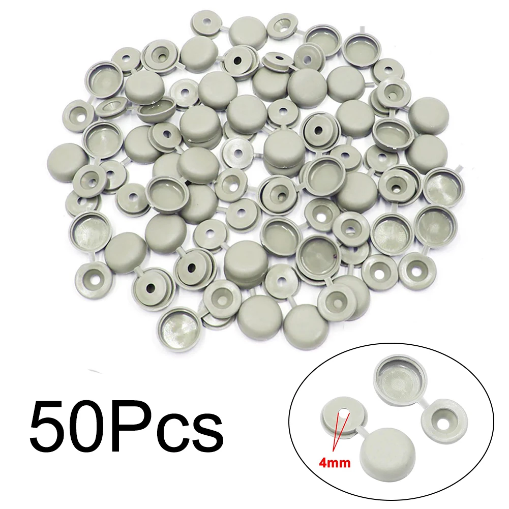 Tapa-de-cubierta-de-perno-de-tornillo-de-50-piezas-Clips-de-pl-stico ...