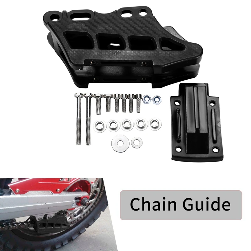 Black-Rear-Chain-Guide-Guard-For-Dirtbike-CRF-Kawasaki-KLX-KDX-KXF ...
