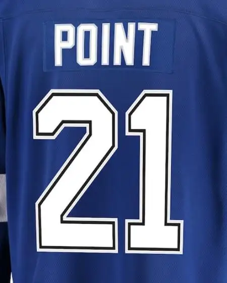 Camiseta de hockey de Tampa Bay con bordado personalizado, uniforme de ...