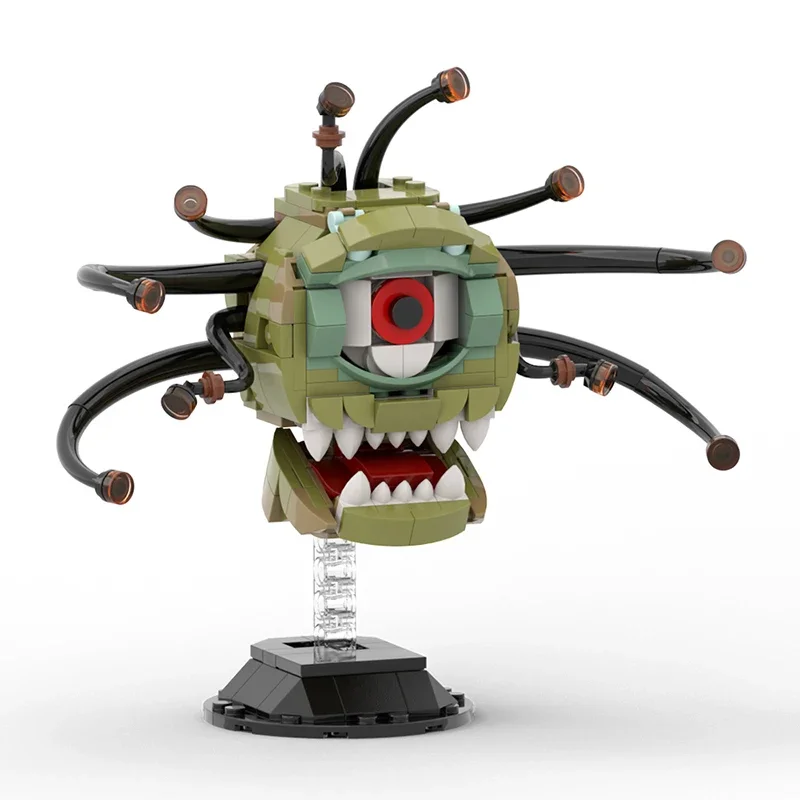 MOC-Classic-Game-Figure-Dungeonsed-Beholder-Monster-Model-Dragons-Evil ...