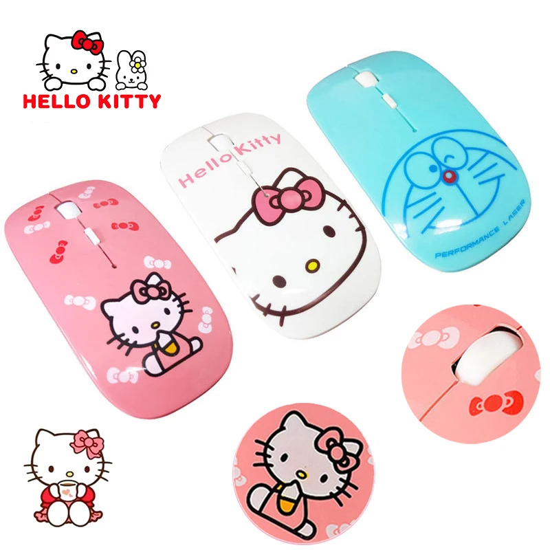Hello Kitty Mouse Laptop | Accessories Laptop Kitty | Wireless ...
