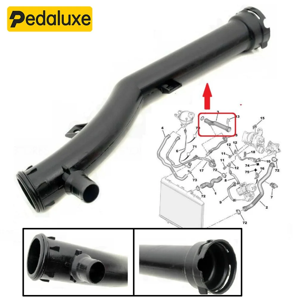 WATER-COOLANT-WATER-HOSE-PIPE-FOR-C3-C4-C5-DS3-DS4-DS5-PEUGEOT-2008-207 ...