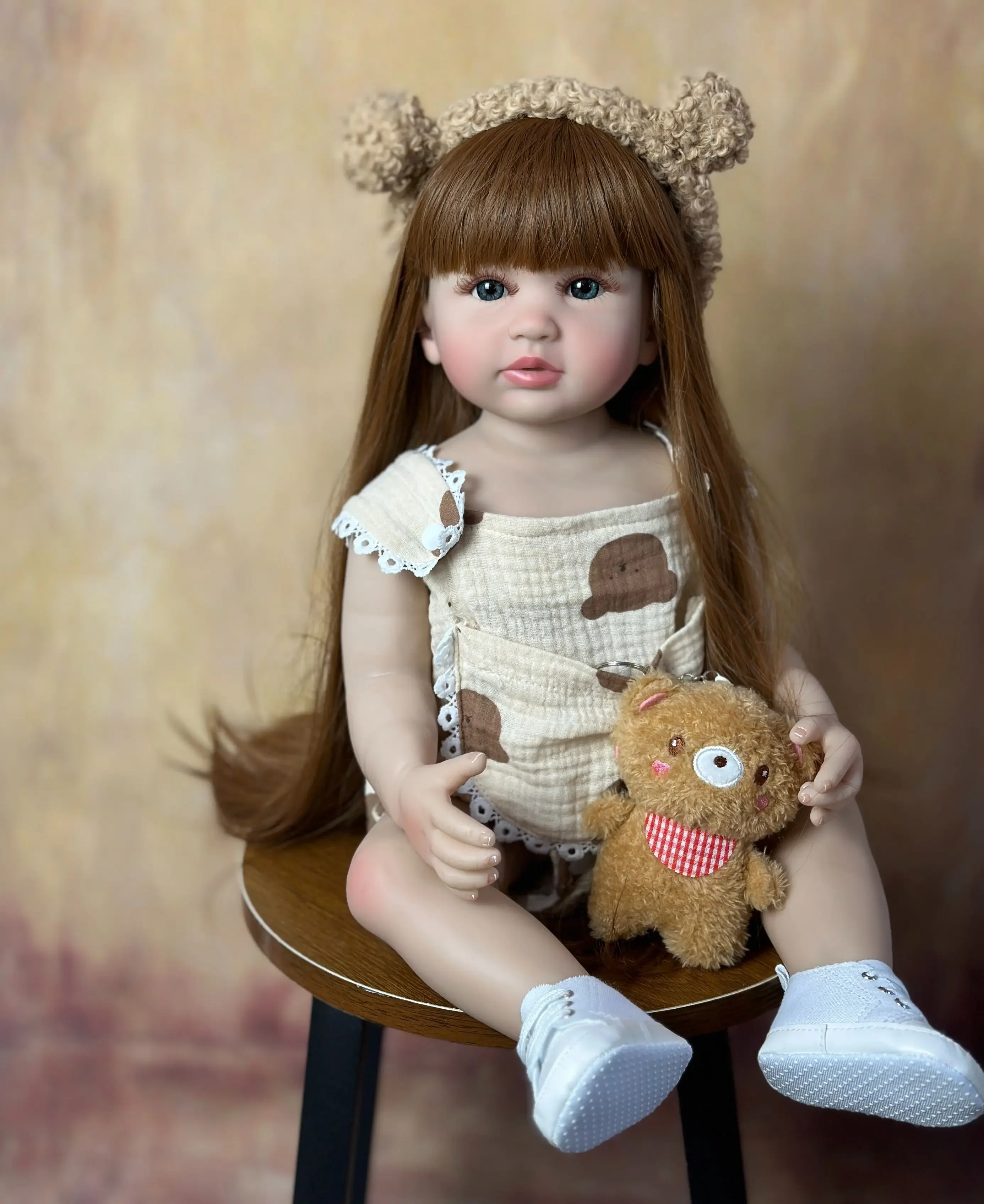 BZDOLL-Lifelike-55cm-22inch-Reborn-Baby-Girl-Doll-Toy-Full-Silicone ...