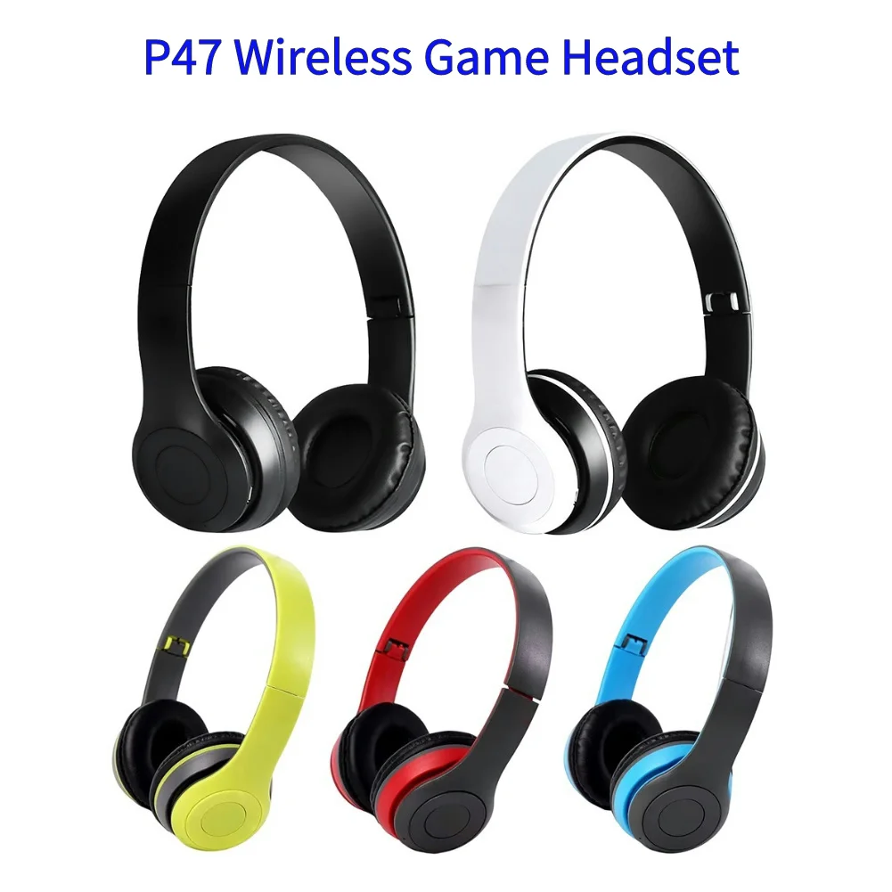P47-Wireless-Over-Ear-Headset-Noise-Cancelling-Bluetooth-Compatible-5-0 ...