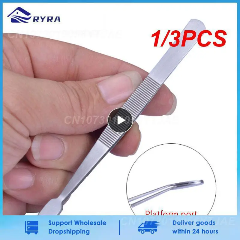 1-3PCS-Stamp-Tweezers-Philately-Stamps-Collector-Tools-Stainless-Steel ...