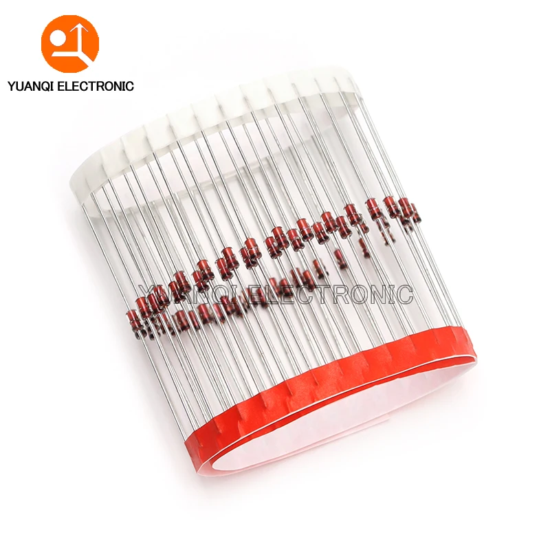 50pcs 1W Zener Diode DO-41 3V3 3V9 4V7 5V1 6V8 10V 12V 15V 18V 20V 22V ...