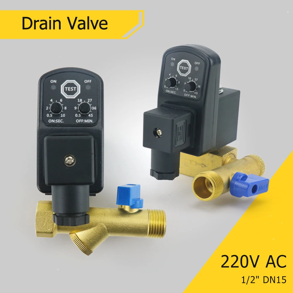 1-2-DN15-220V-12V-24V-Brass-Electronic-Drain-Solenoid-Valve-Auto-Timer ...