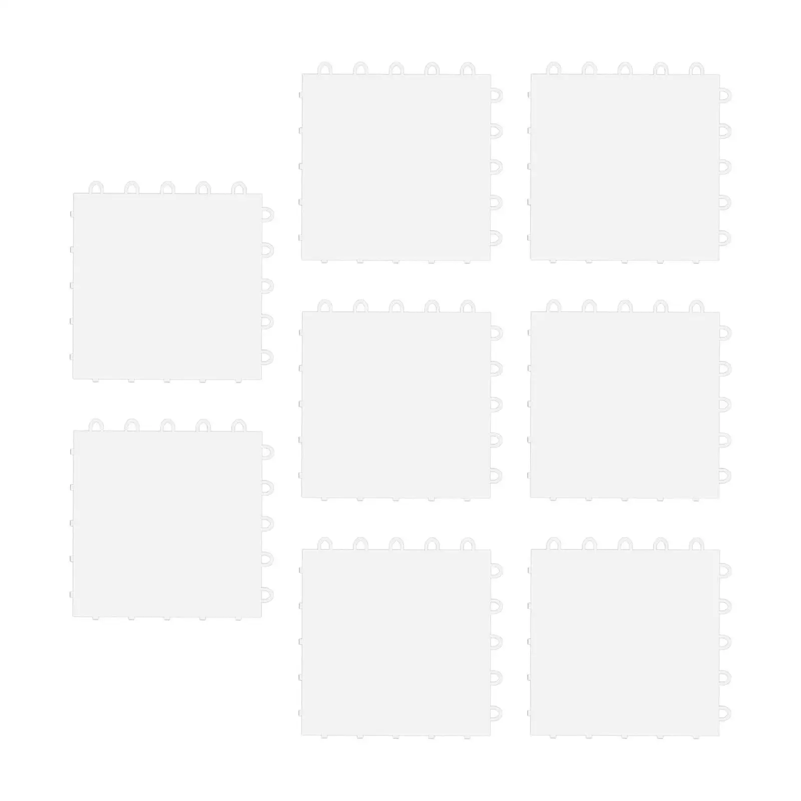 8x Square Dryland Slick Tiles Measuring 9.8" By 9.8" Simulating Real ...