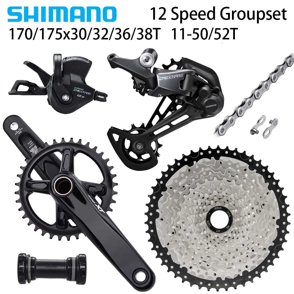 SHIMANO-DEORE-M6100-MTB-12-Speed-Groupset-WITH-RIRO-XT-CRANKSET-170 ...