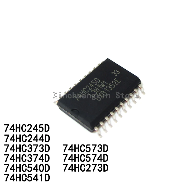 10PCS-74HC244D-74HC245D-74HC373D-74HC374D-74HC540D-74HC541D-74HC573D-74HC574D-74HC273D-SN74HC ...