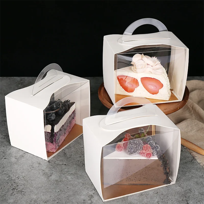 50Pcs-lot-Transparent-PVC-Wedding-Cake-Portable-Box-Small-Pastry-Mini ...