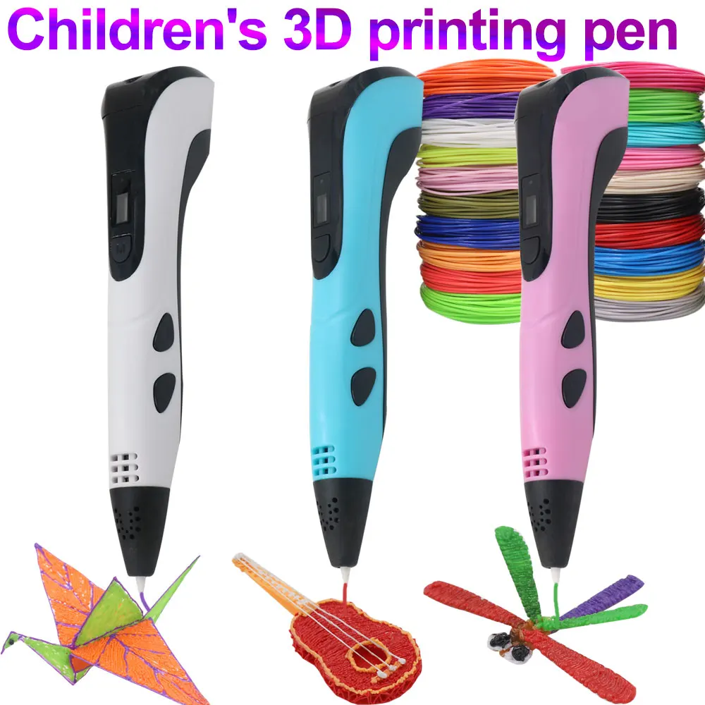 3D-Pen-for-Children-3D-Drawing-Printing-Pen-with-LCD-Screen-Compatible ...