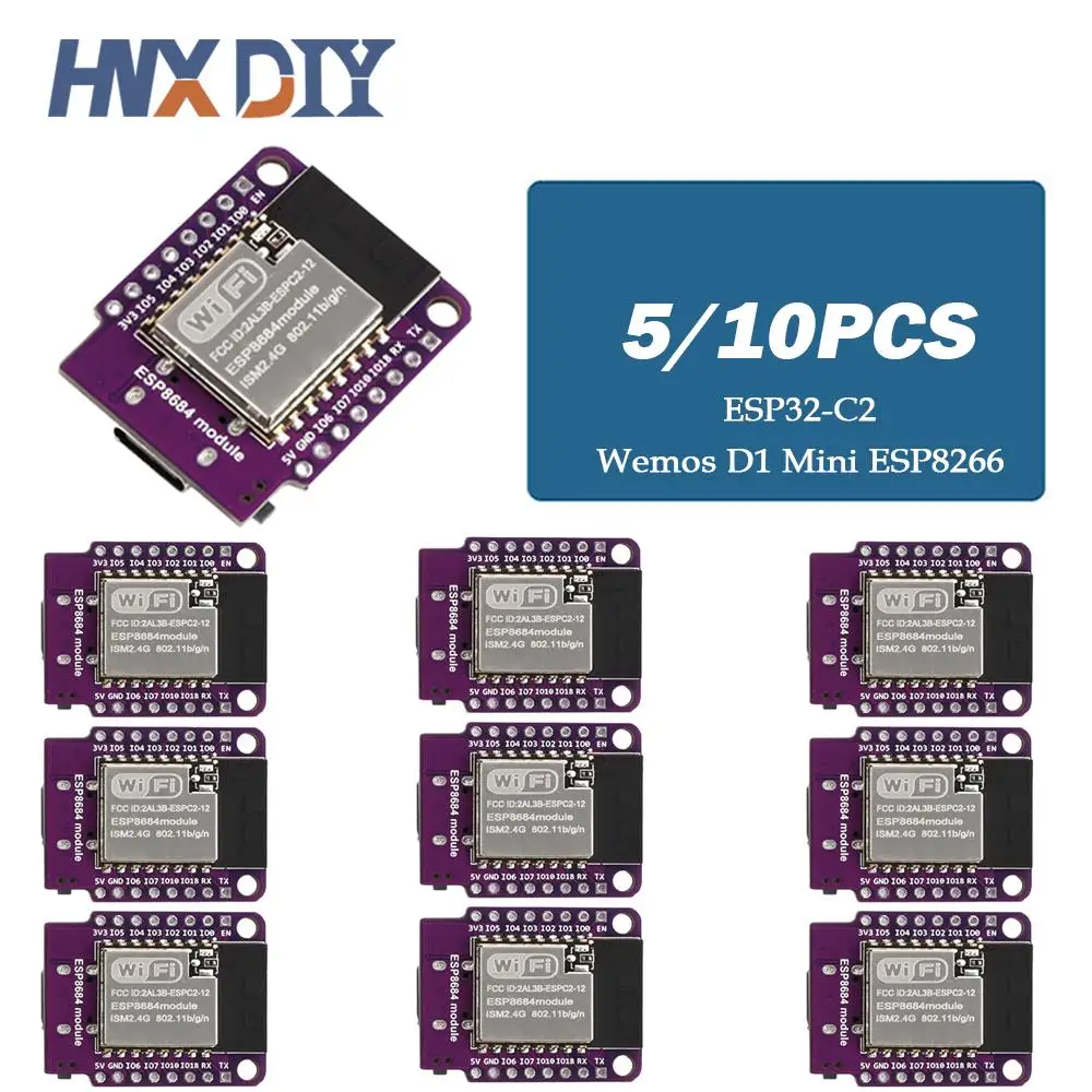 1-10pcs-Wemos-D1-Mini-ESP8266-ESP32-C2-Devkit-Serial-WiFi-Bluetooth ...