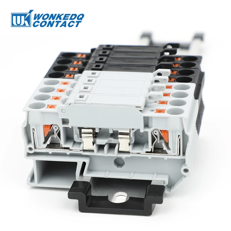 Fush-Terminal-Block-10Pcs-PTC4-HESI-Disconnect-Lever-Push-in-Connector ...