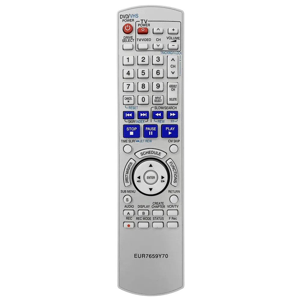 EUR7659Y70-Remote-Control-For-Panasonic-TV-DVD-Combo-DMR-ES25-DMR-ES25S ...